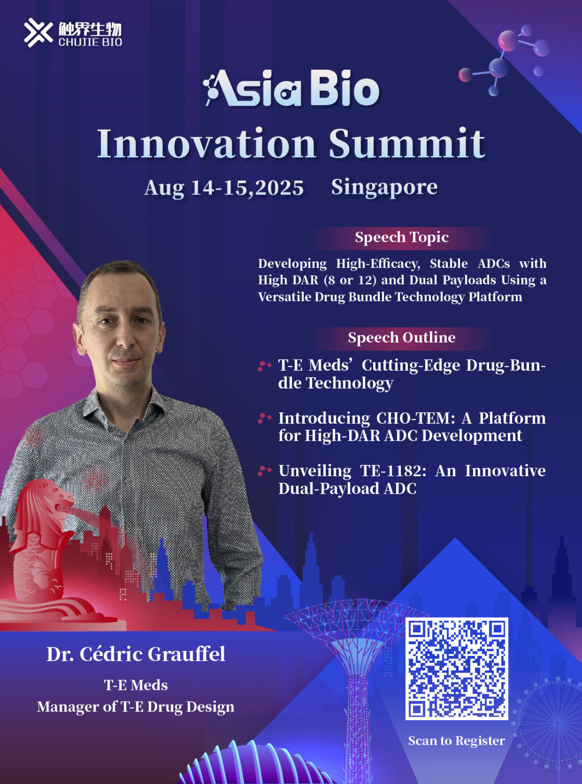Join our presentation at the Asia BIO Innovation Summit 2025 – T-E Meds
